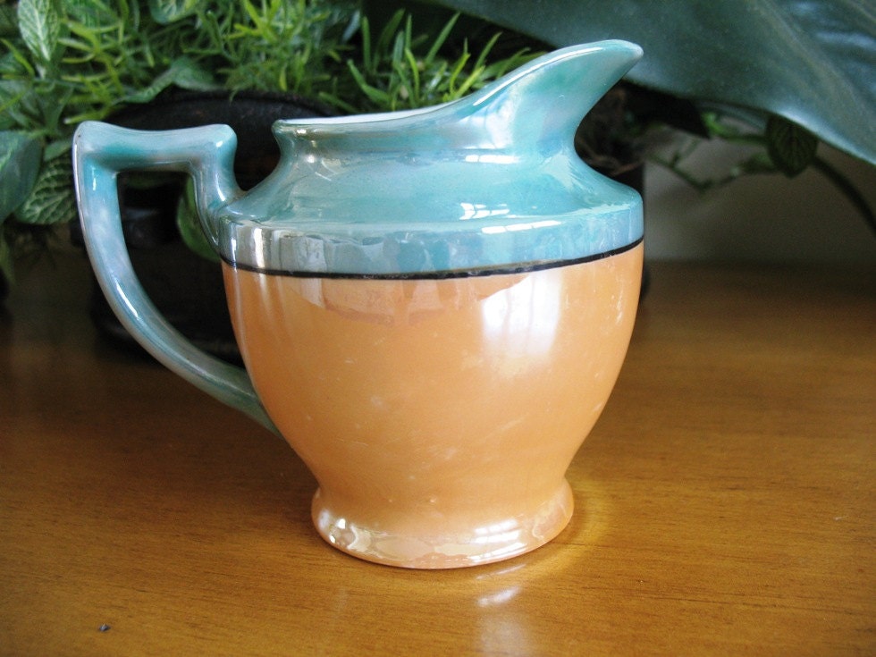 Items similar to Vintage Lusterware Japan Small Pitcher or Creamer on Etsy Items similar to Vintage Lusterware Japan Small Pitcher or Creamer on Etsy