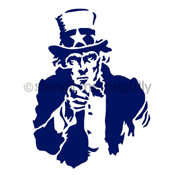Uncle Sam Stencil