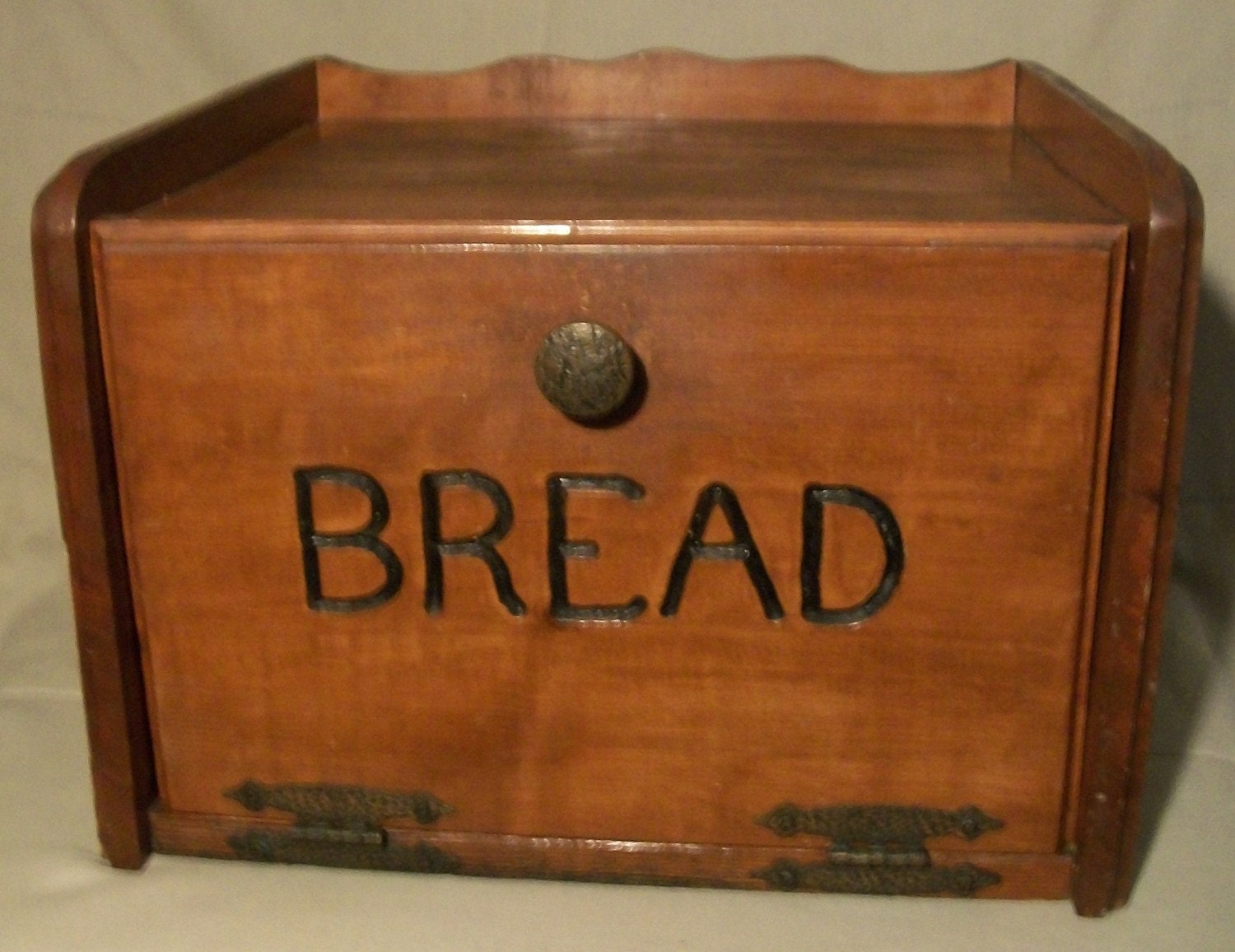 Large Vintage Wooden Bread Box By PaupersPalace On Etsy Large Vintage Wooden Bread Box By PaupersPalace On Etsy