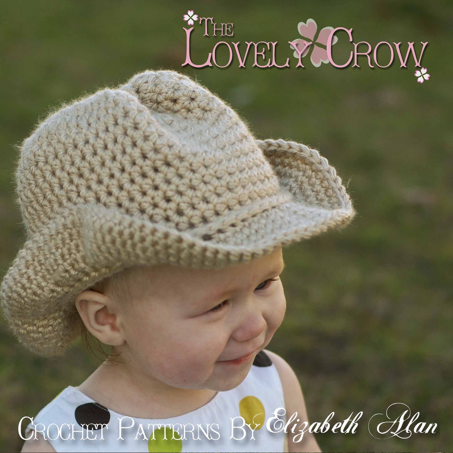 Baby Crochet Pattern Cowboy Hat For BOOT SCOOT N By TheLovelyCrow