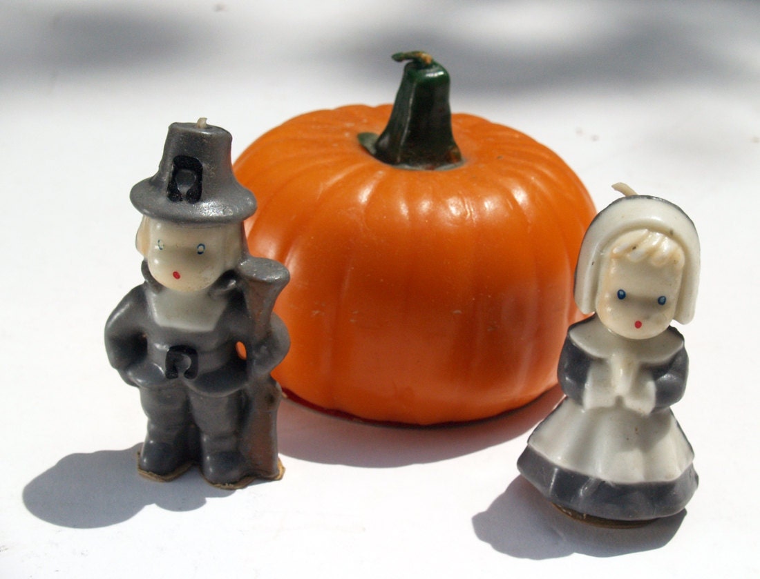 Vintage GURLEY Tavern Novelty Candles Pilgrim Man by VINTARTIQUE Vintage GURLEY Tavern Novelty Candles Pilgrim Man by VINTARTIQUE