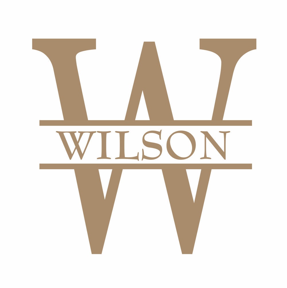 Personalized Family Last Name Wall Decal With By Wallartsy