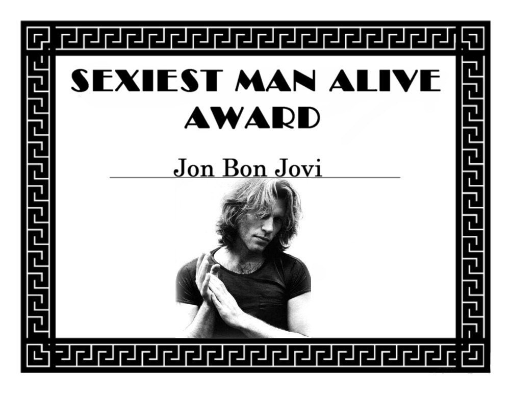 Jon Bon Jovi Mini Sexiest Man Alive Award By Bbslittletreasures07