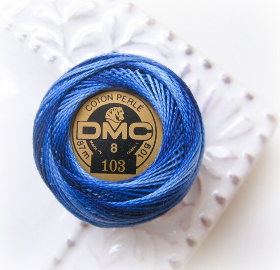 DMC Perle Cotton Thread Size 8 Variegated 103 Dark by NAKPUNAR DMC Perle Cotton Thread Size 8 Variegated 103 Dark by NAKPUNAR