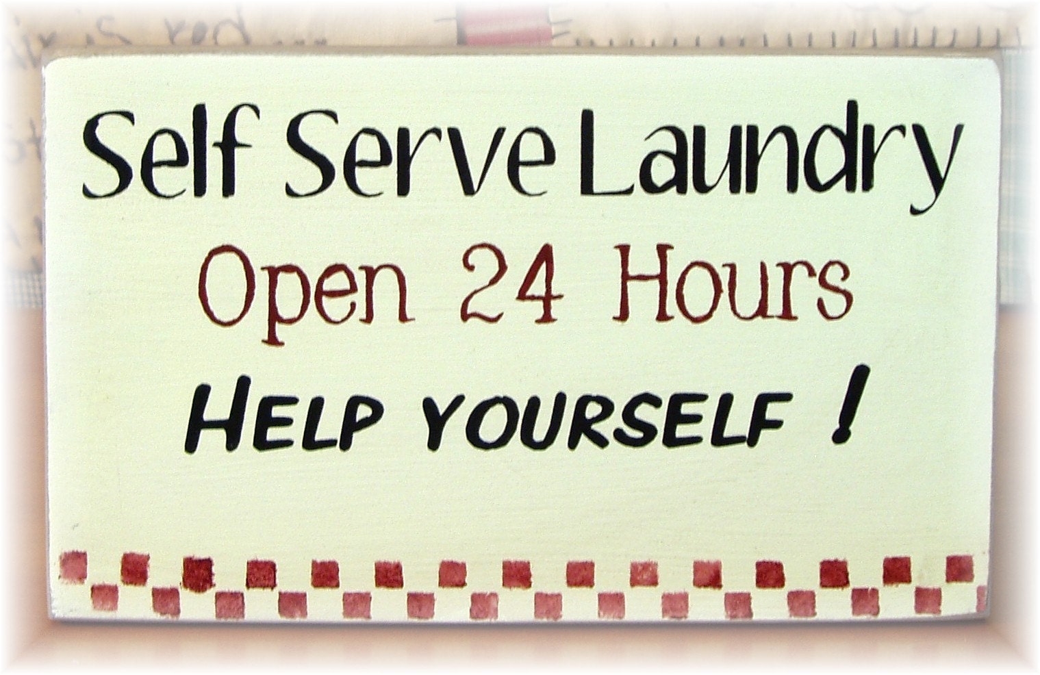 Self Serve Laundry Open 24 Hours Help Yourself By Woodsignsbypatti Self Serve Laundry Open 24 Hours Help Yourself By Woodsignsbypatti