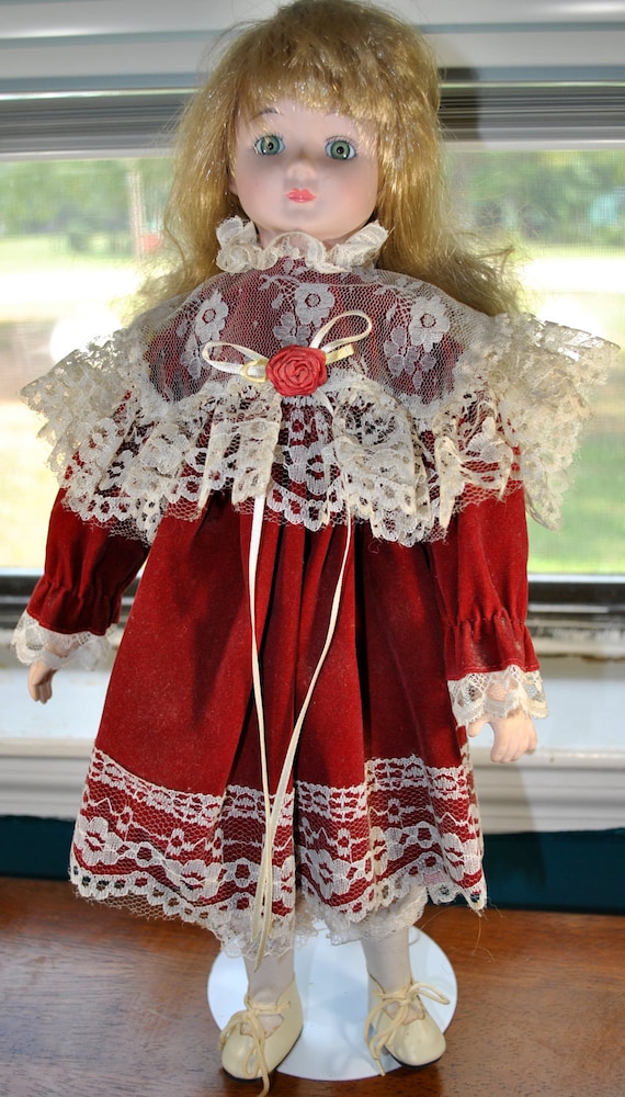 Regal Collection Vintage Porecelain Doll By Whositsandwhatnots