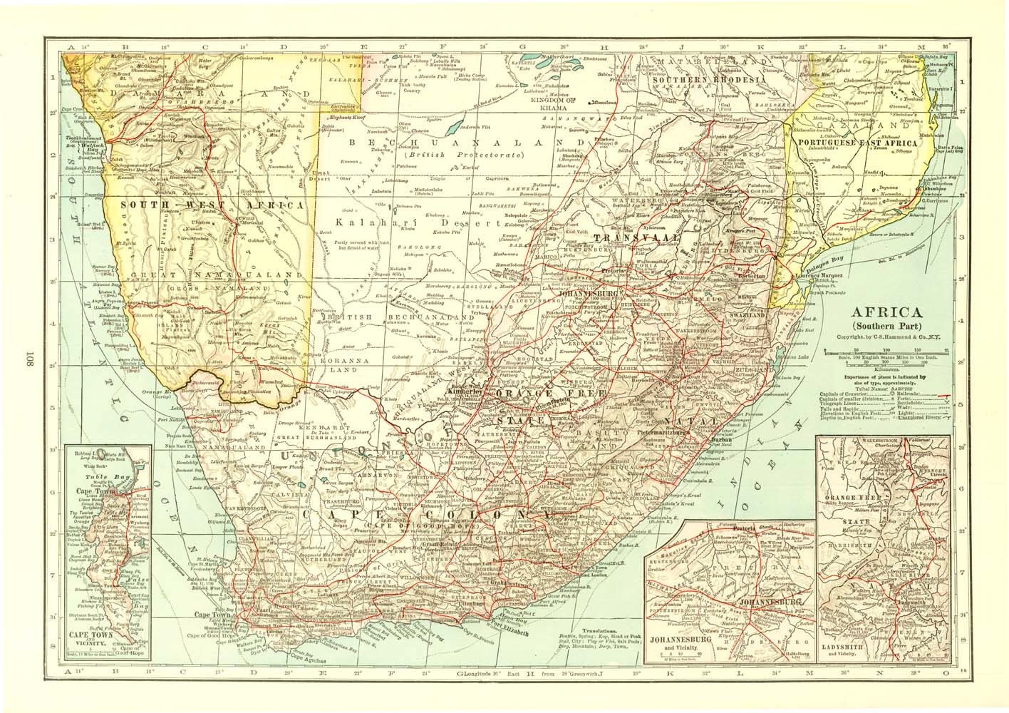 1930s Map Of Africa Showing The Belgian Congo Darkest Africa Unexplored - Map