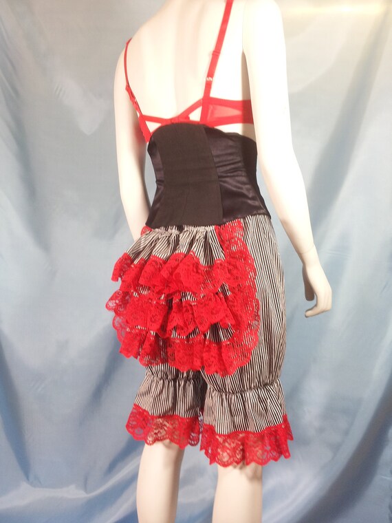 plus size pinstripe bustle bloomers by vilicious on Etsy plus size pinstripe bustle bloomers by vilicious on Etsy