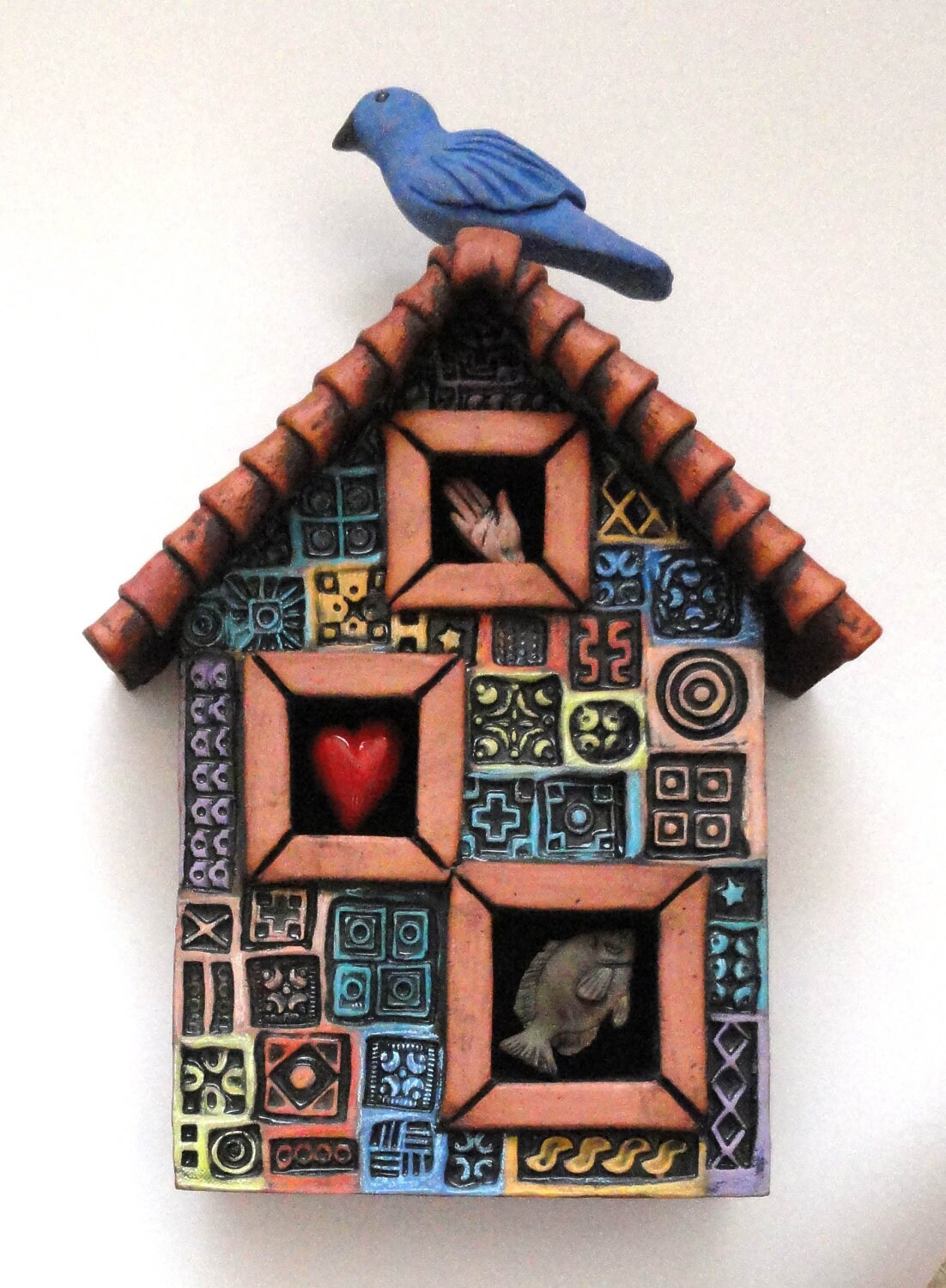 ceramic birdhouses on Pinterest | Ceramic Birds, Bird Houses and Birdhouses