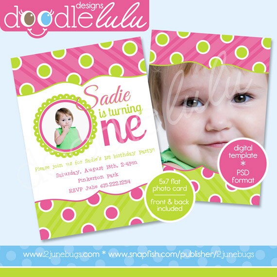 40th Birthday Ideas 1st Birthday Invitation Templates Photoshop