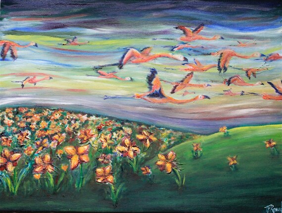 The birds of the air the lilies of the field by ThoughtsinPaint