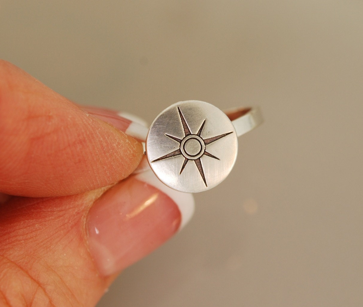 Rose Compass Ring By Terileejewelry On Etsy