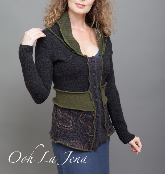 Items Similar To Low Cut Sweater Handmade Sexy Sweater Sexy Cardigan