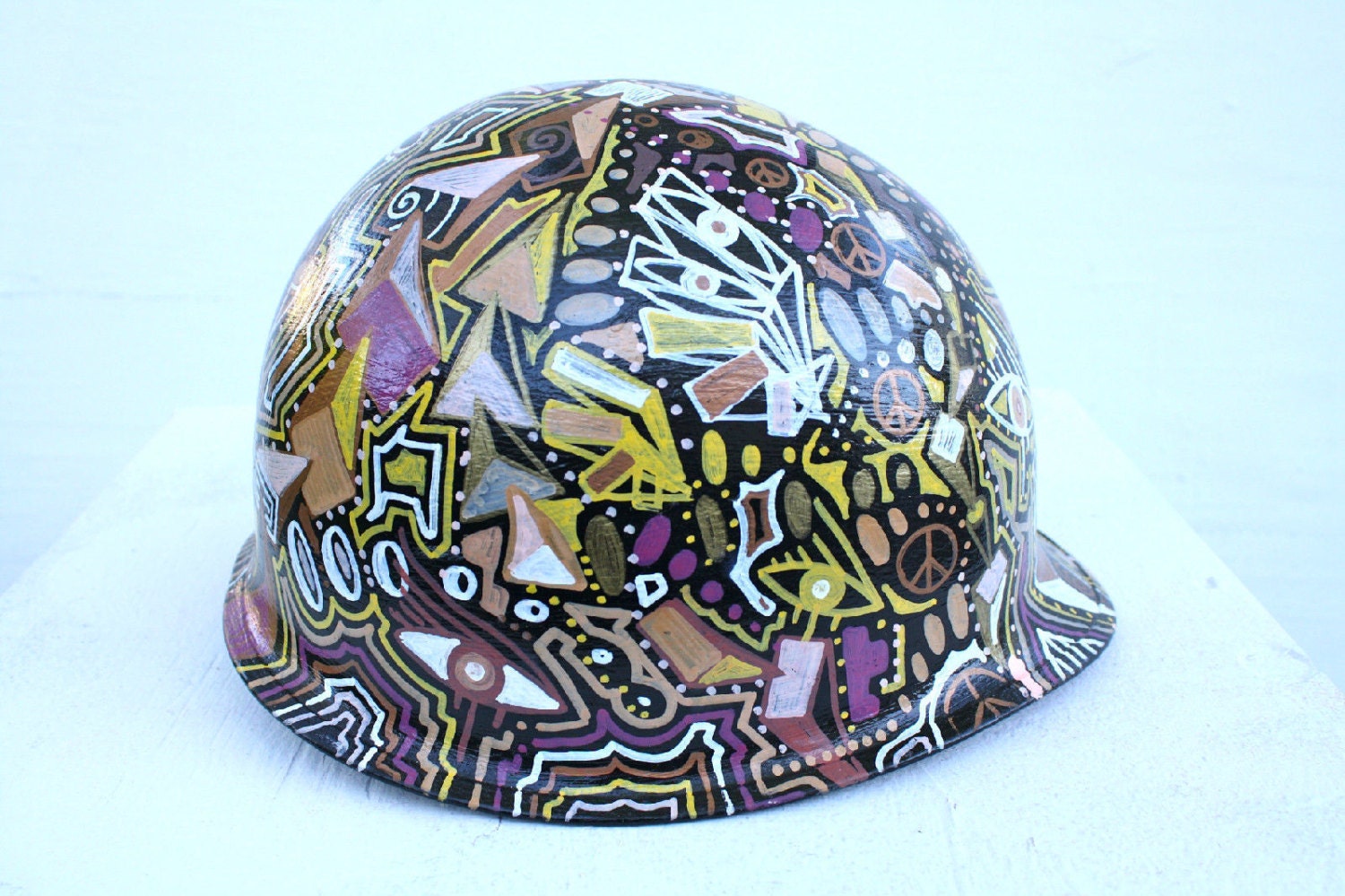 Sculpture Ww2 Helmet Dada Fine Modern By Chrisriggsartgallery