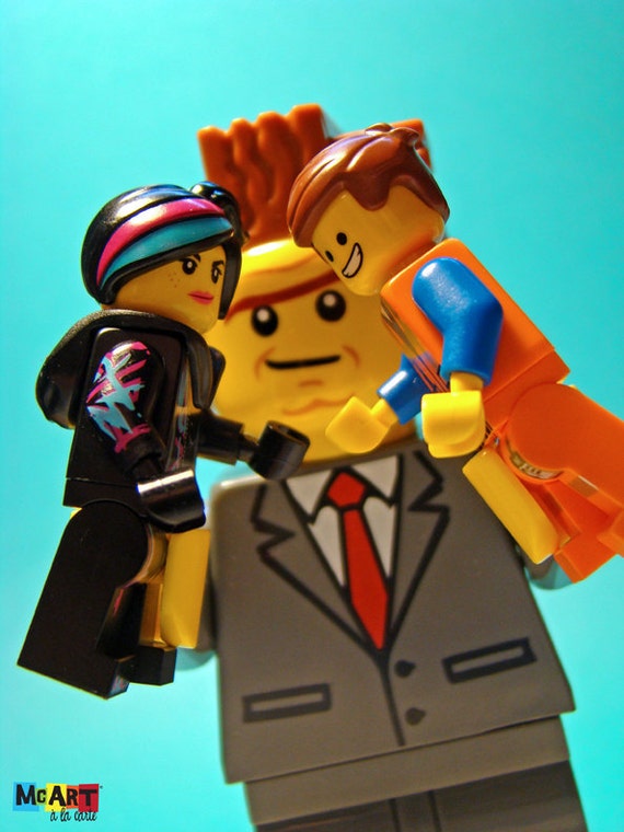 Lego Movie Minifig Scene Print Emmet Wyldstyle 0 Hot Sex Picture