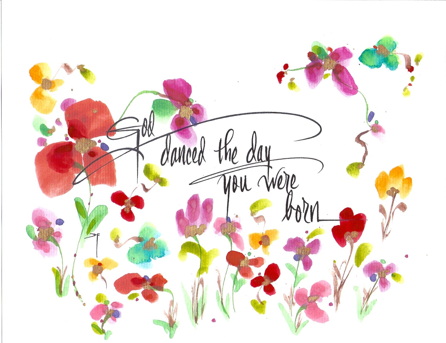 GOD DANCED the DAY You were Born by darleneflood on Etsy GOD DANCED the DAY You were Born by darleneflood on Etsy