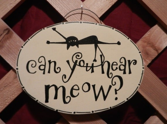 Items Similar To Cat Signs Handpainted With Clever Sayings On Etsy items-similar-to-cat-signs-handpainted-with-clever-sayings-on-etsy