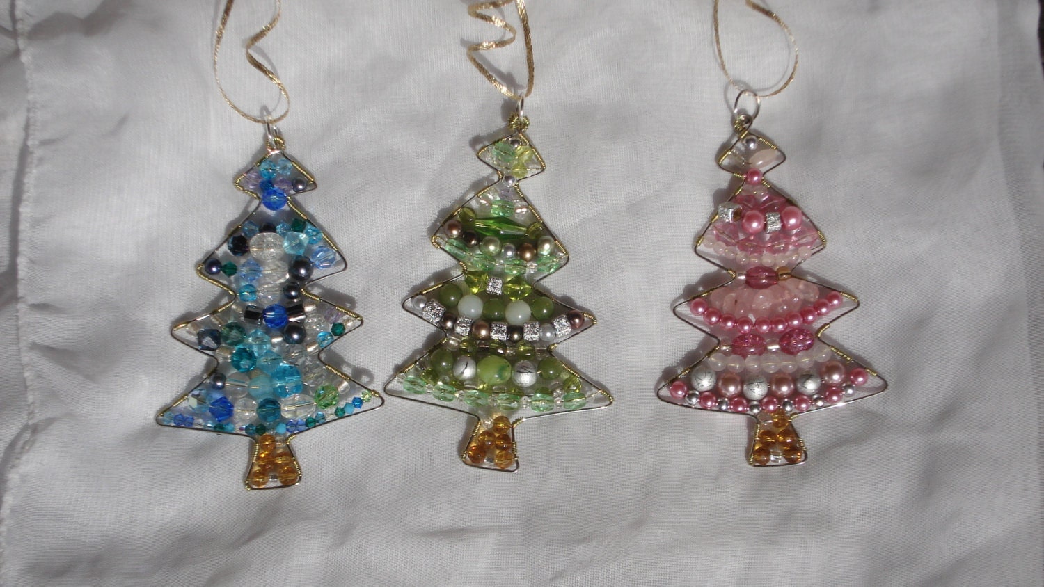 Beaded Christmas Tree Shaped Ornament By SparklesandWire On Etsy beaded-christmas-tree-shaped-ornament-by-sparklesandwire-on-etsy
