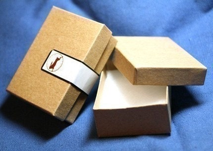 100 Lg Kraft cotton filled boxes by sudlow on Etsy