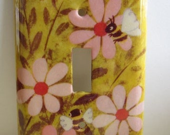 Items similar to Big Little ABC Light Switch Plate on Etsy