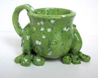 Handmade Ceramic WTF Mug Made to order by JMNPOTTERY on Etsy