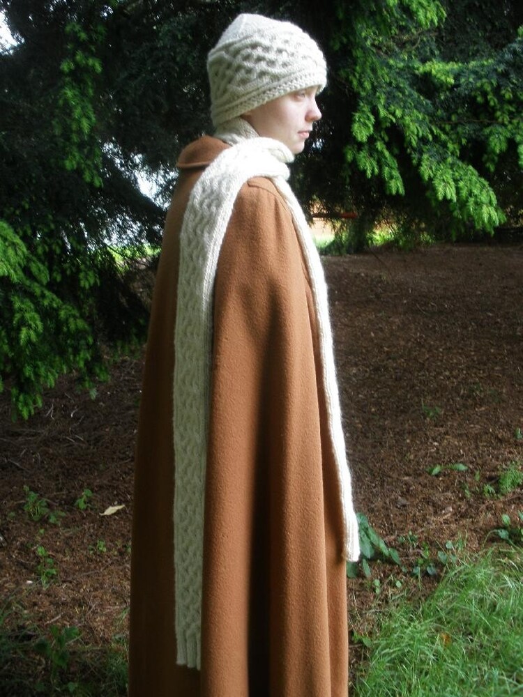 PDF Knitting Pattern Saxon Braid Reversible Cabled by MountainMist