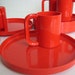 Massimo Vignelli HELLER Red Dinnerware