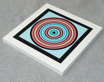 Popular items for modern circle art on Etsy