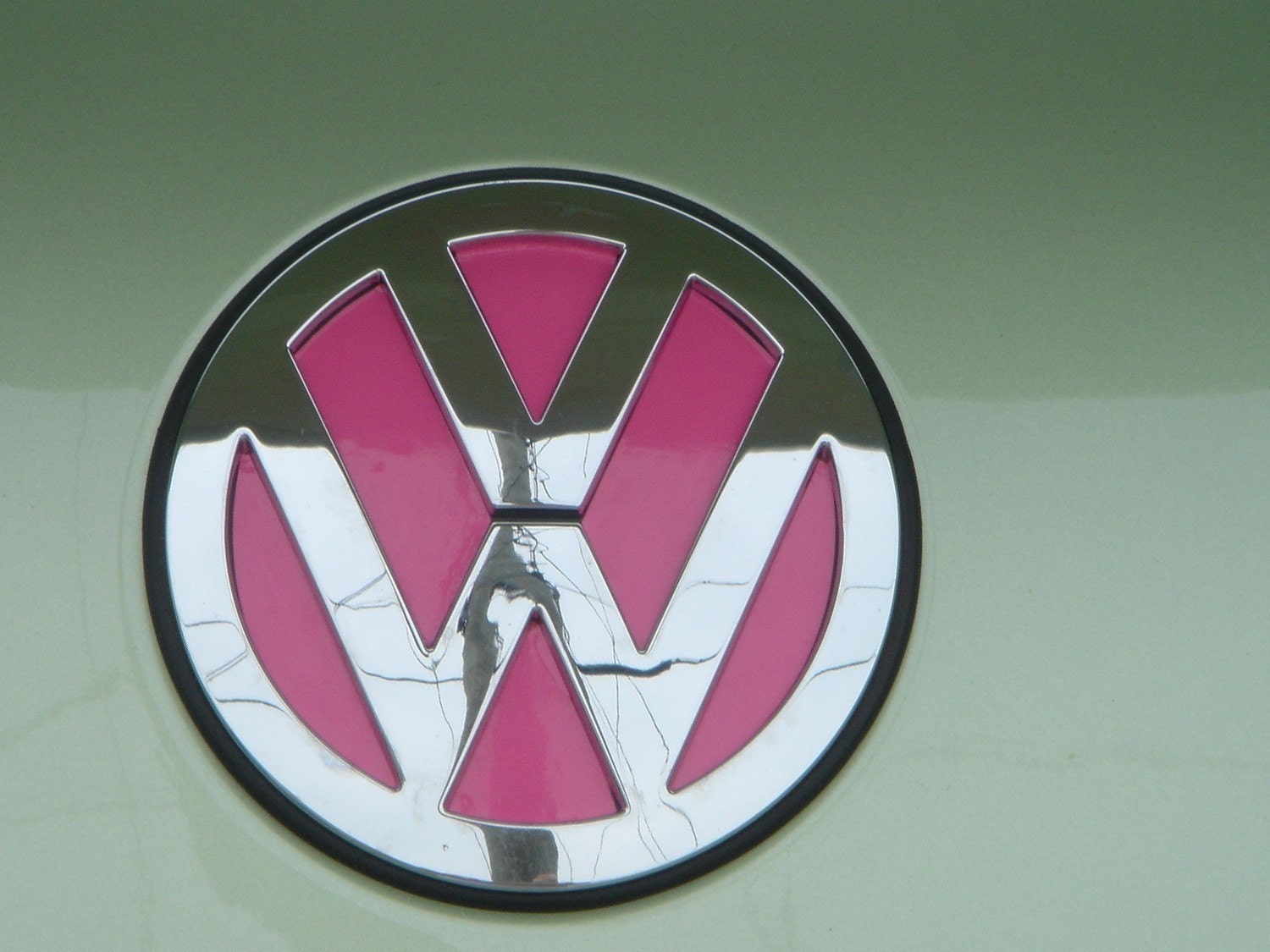 VW Beetle Emblem Vinyl Color Inserts for 2011 and by tonyabug