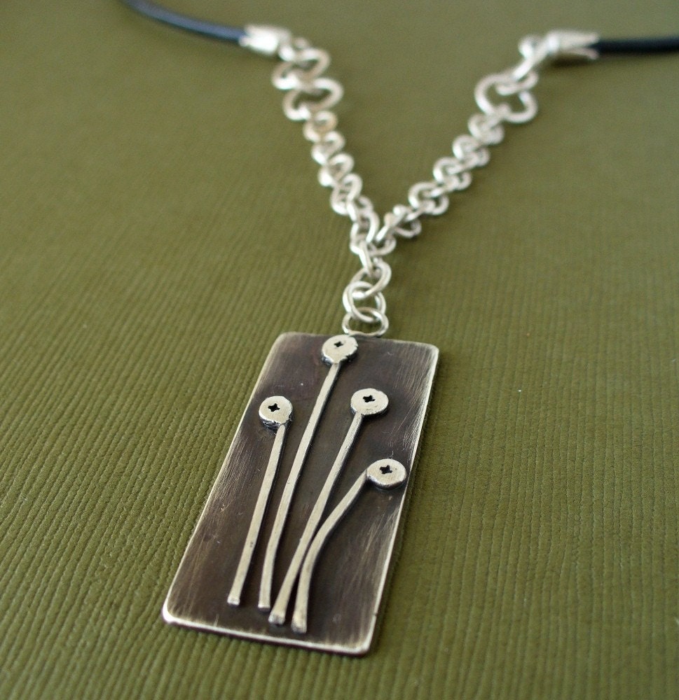 SALE Marigolds necklace by LunasaDesigns on Etsy