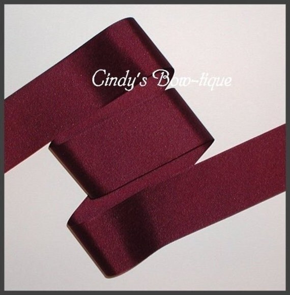 Raisin Grosgrain Ribbon Color Of Raisins Trim 5 yards 2 1/4