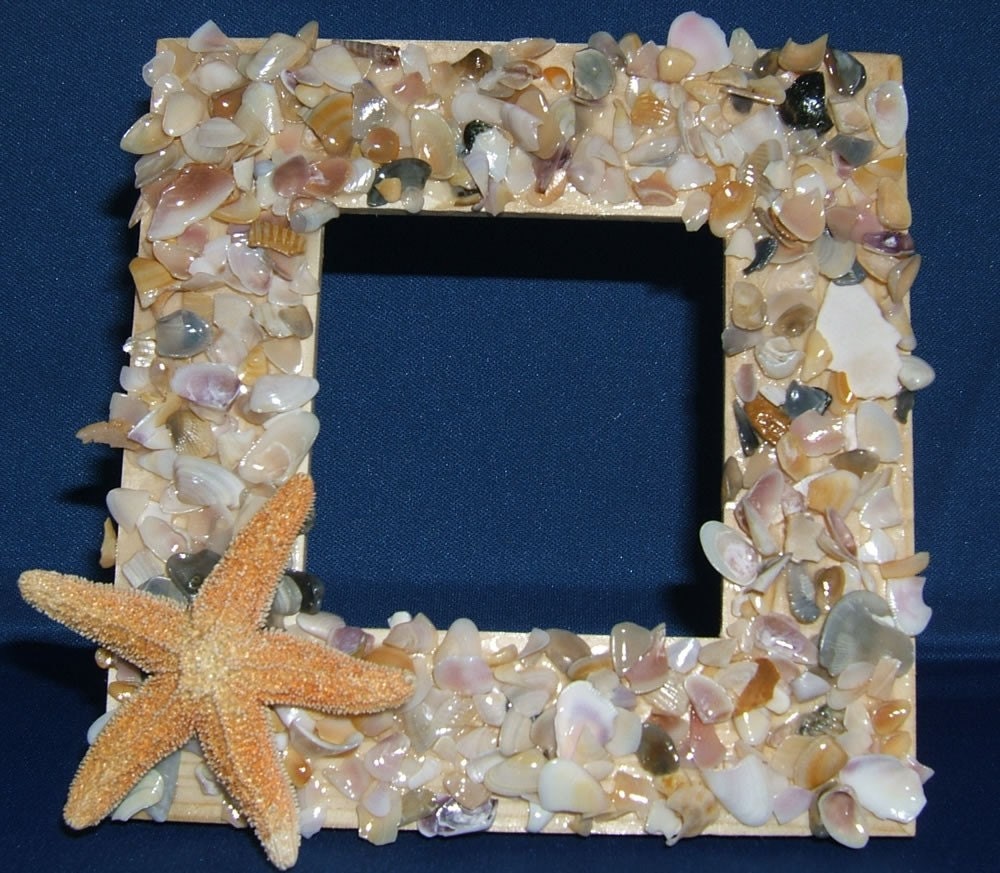 Seashell Frame Shell Craft Kit Make Your Own by CraftyShells
