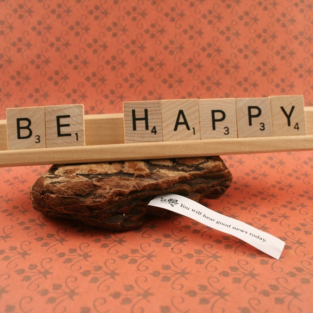 THANK YOU Scrabble Letters Sign RECYCLED by ScrabbledMessages