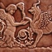 Angel and Gryphon Classic Roman image based on carvings from