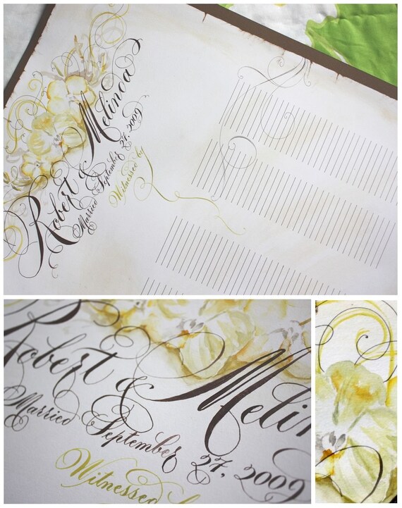 Wedding Guest Signing Scroll In place of Guest book