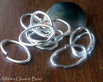 Large oval jump ring | Etsy