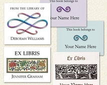 Popular items for ex libris bookplates on Etsy