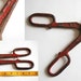 large Chippy Old Red Tin Snips . Heavy Duty by shopgoodgrace