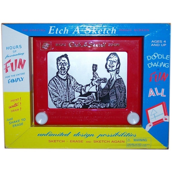 Custom Etch A Sketch using your very own pictures