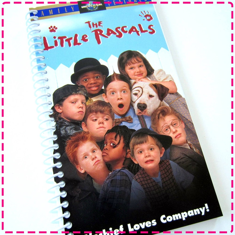 The LITTLE RASCALS VHS Movie Video Original Recycled Notebook