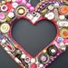 Valentines Debris Heart Picture Frame 6 by nolasalvage on Etsy