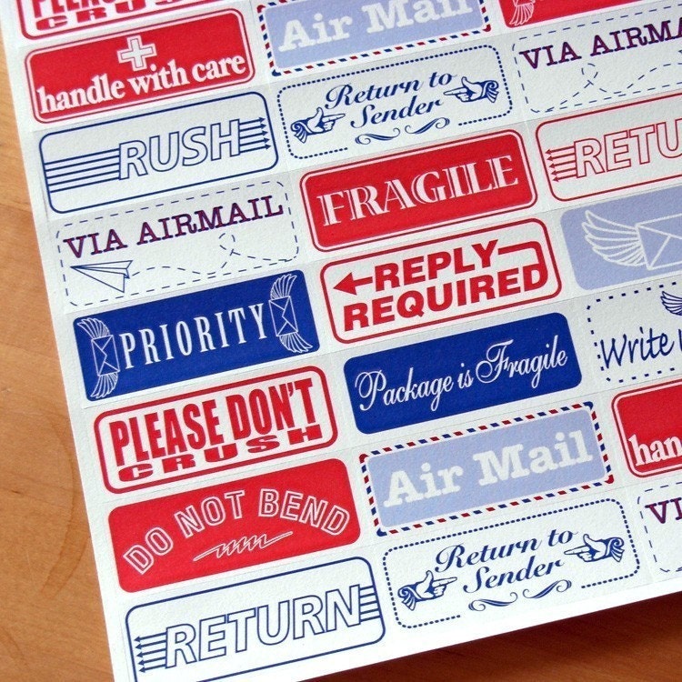Mailing Stickers