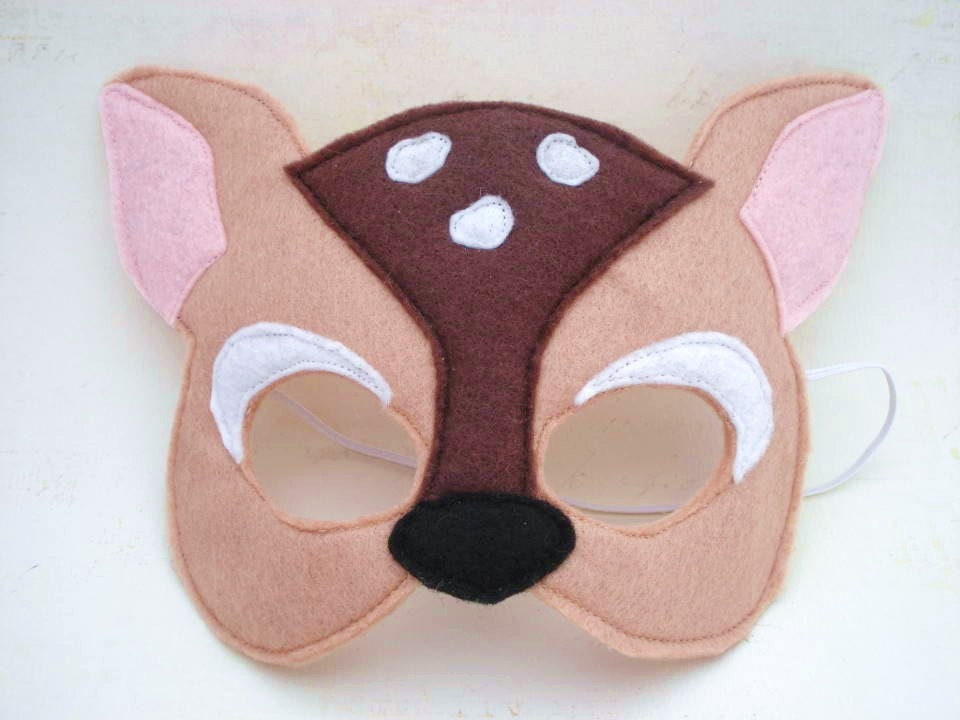 Deer Mask Fawn Mask Woodland Forest Animal Deer