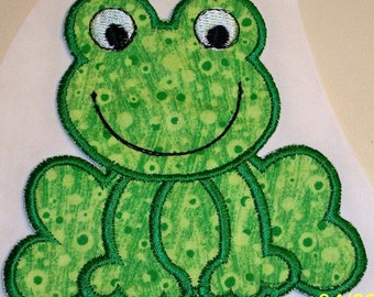 Frog applique | Etsy