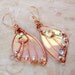Sidhe Wings Earrings Daoine Sith Iridescent by SihayaDesigns