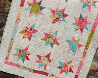 Easy Beginner Quilt Patterns precuts and fat quarters by sweetjane