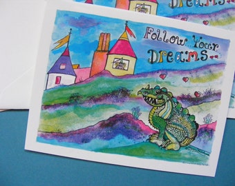 Dragon stationery | Etsy