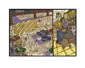 woodcuts monoprints and paintings by Chris Plummer by cplummerart