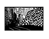 woodcuts monoprints and paintings by Chris Plummer by cplummerart
