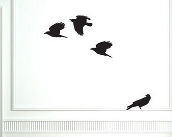 Items similar to Crow Decals on Etsy